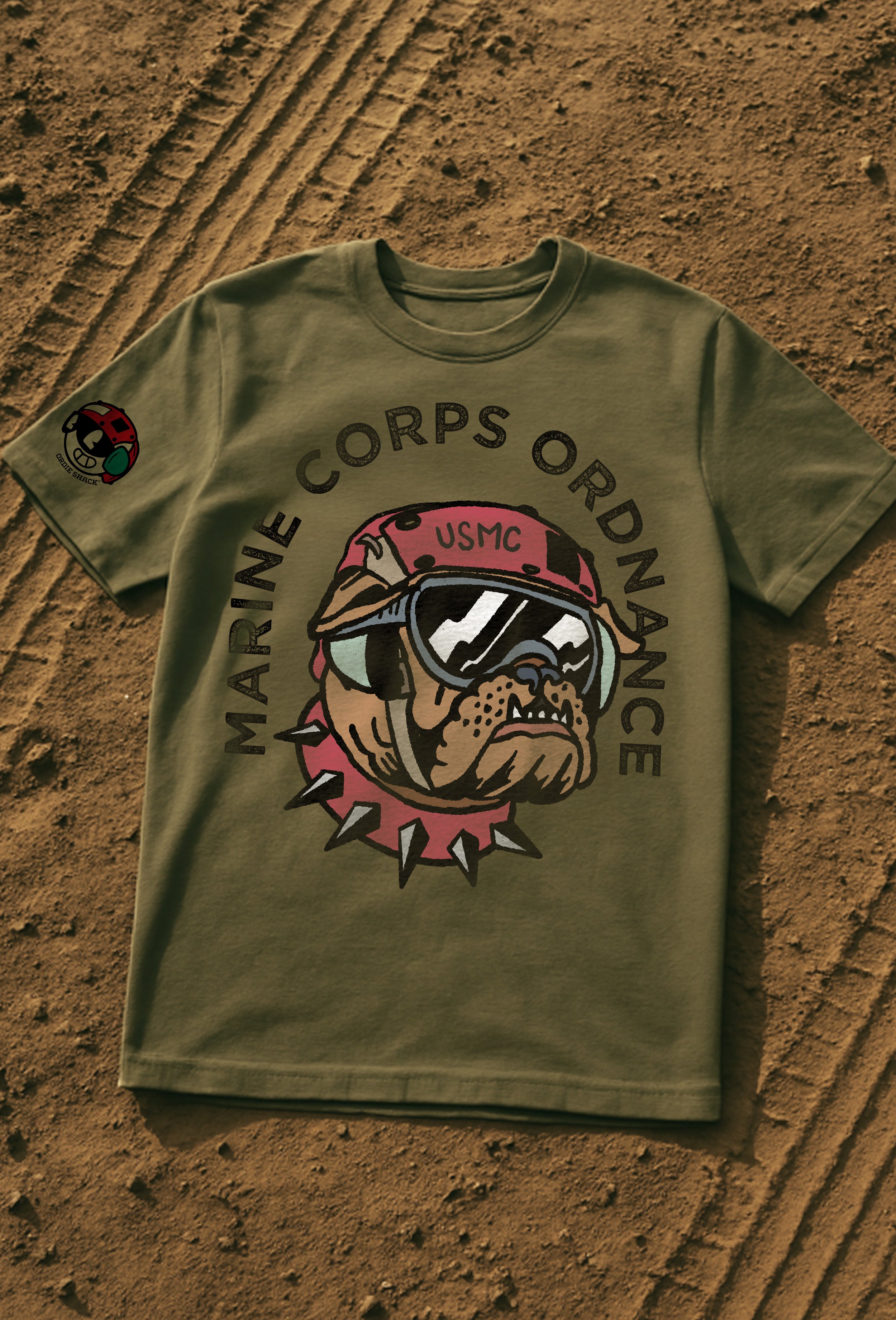 Marine Corps Ordnance Bulldog T-Shirt – Aviation Ordnance & USMC Herit ...
