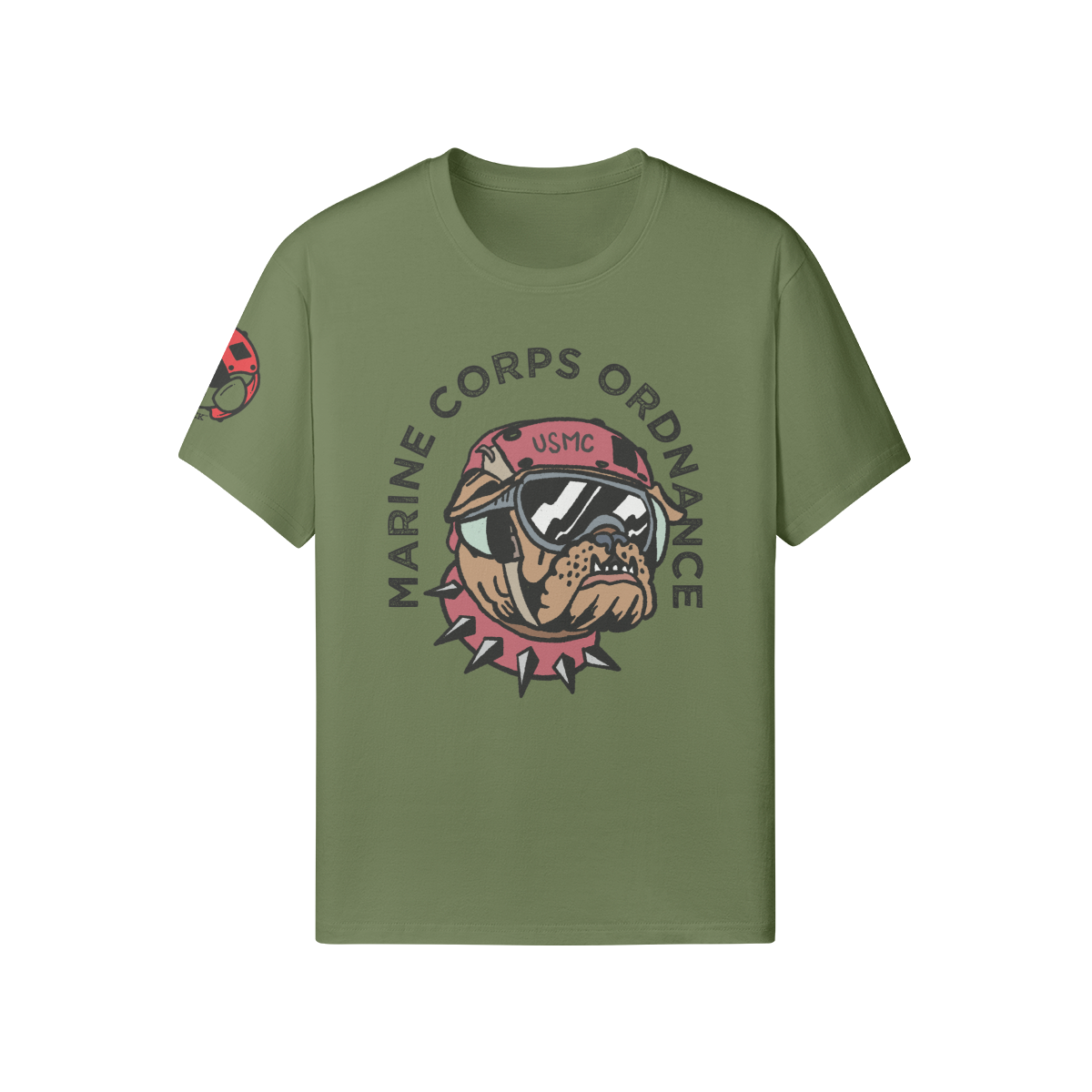 Marine Corps Ordnance Bulldog T-Shirt – Aviation Ordnance & USMC Herit ...