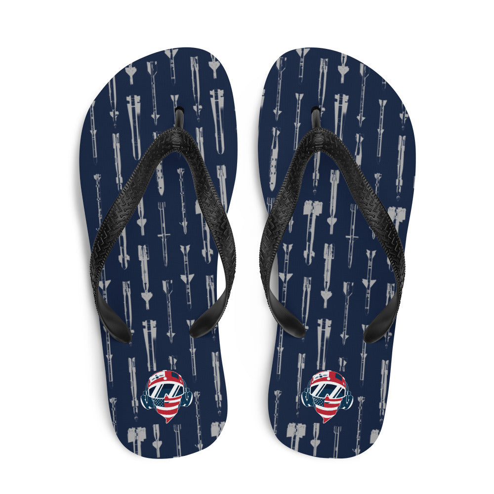 Raining Bombs - Flip-Flops – Ordie Shack LLC